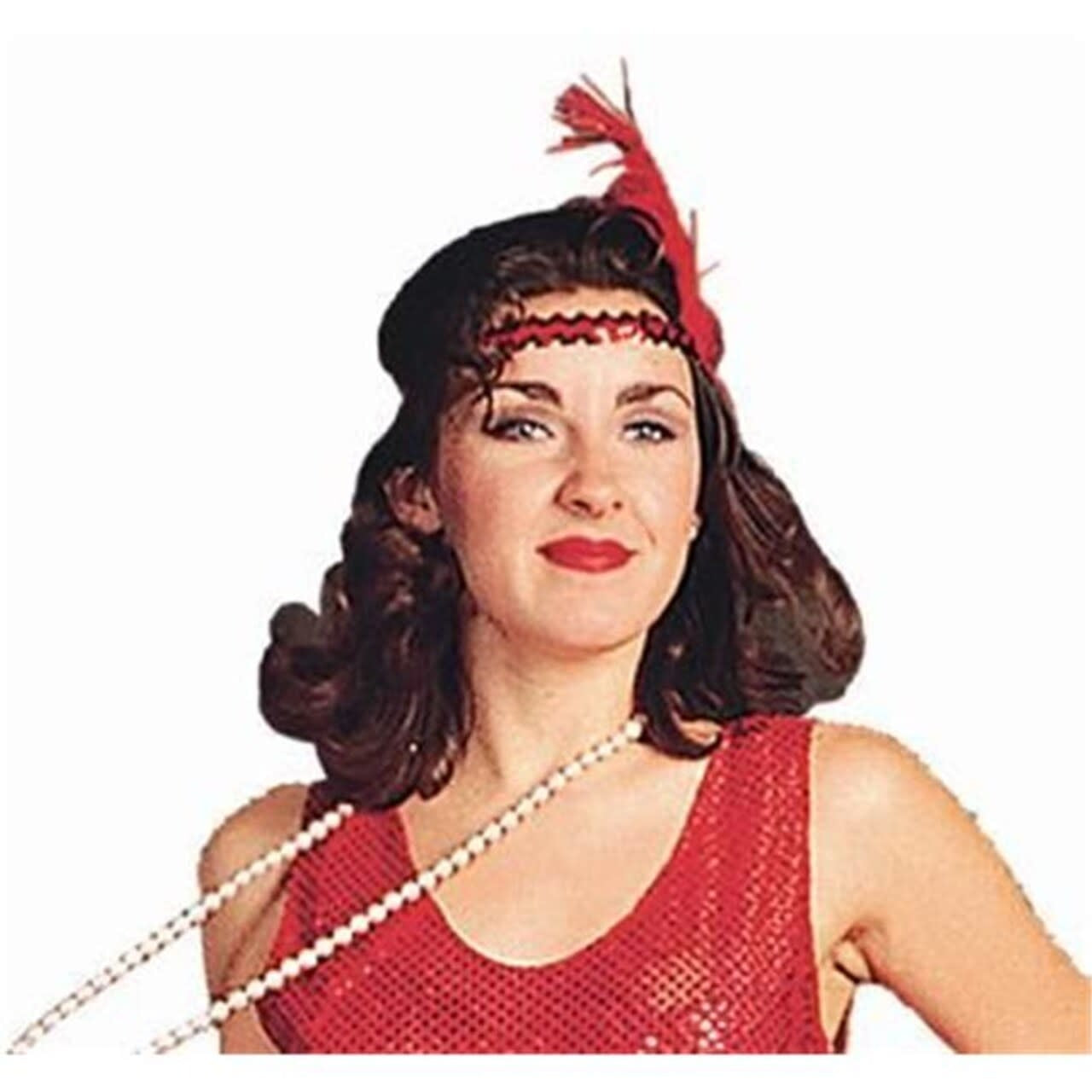 Roaring 20s Sequin Flapper Headband Red – Ronjo's Magic and Costumes