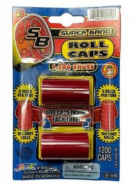 Caps - Roll Caps 1200 Shots by Parris Manufacturing – Ronjo's Magic and ...