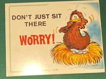 Vintage Nap Plaques Dont Just Sit There Worry by Vic Cantone – Ronjo's ...