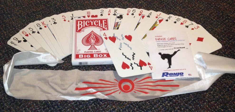 Karate Cards, Jumbo Bic - Card (S6) – Ronjo's Magic and Costumes